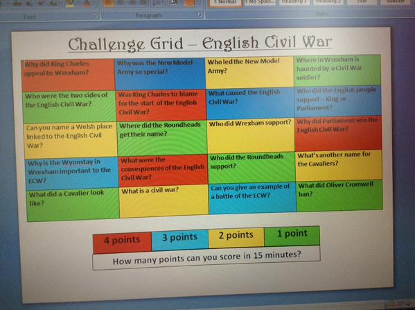 Challenge Grid – ActiveHistory