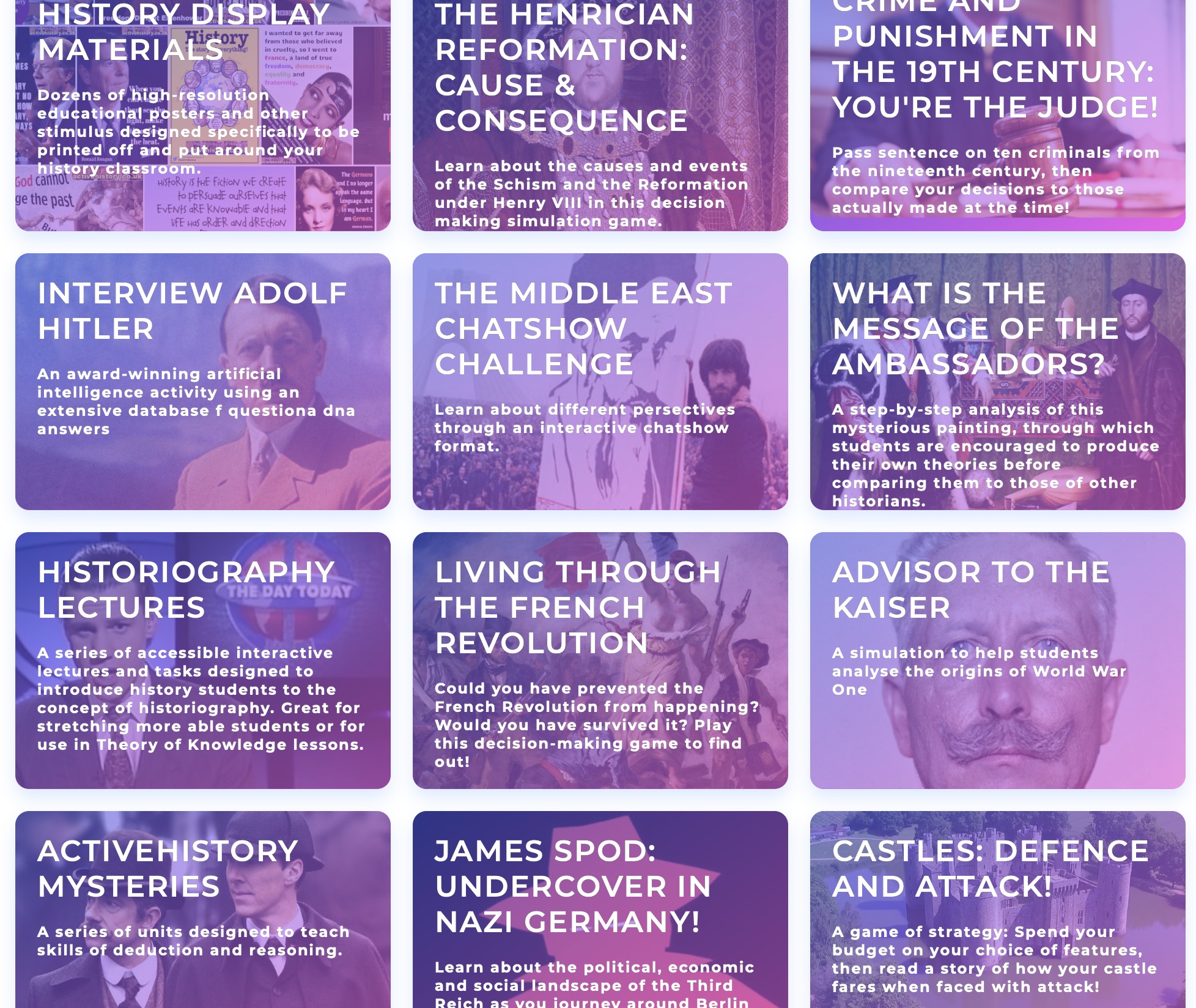 ActiveHistory Simulations: New Searchable Database – ActiveHistory